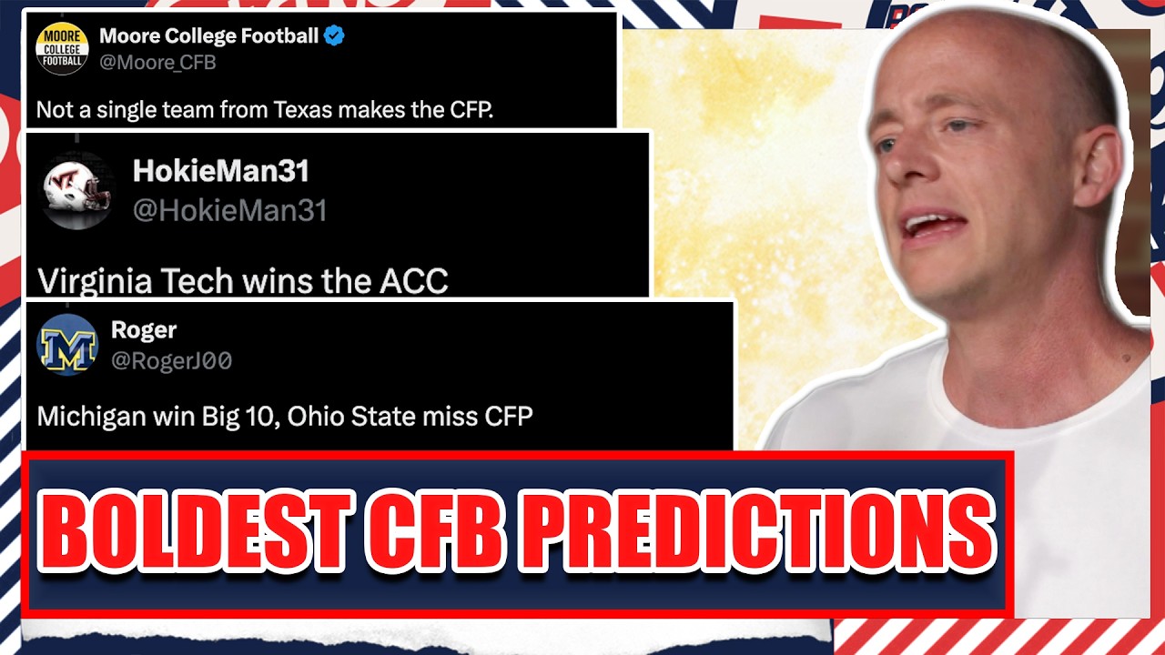 Boldest CFB Predictions For 2026 - Josh Pate's College Football Show