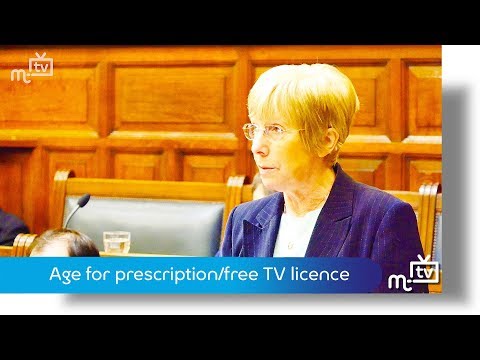 Age for prescription/free TV licence