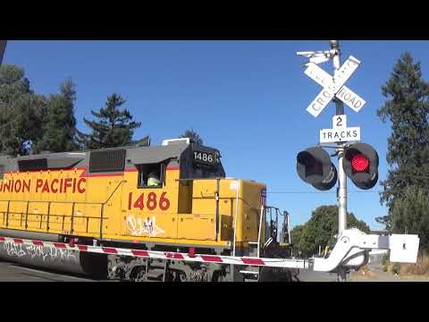 Dusterberry Way Railroad Crossing Video 2 with New Electronic Bell