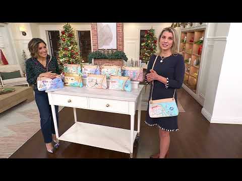 Spartina 449 "Greetings From" Crossbody Bag on QVC