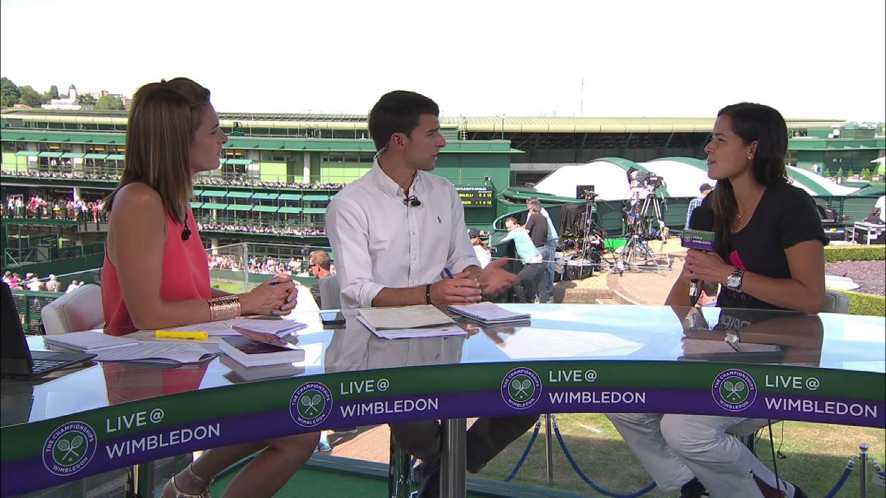 Ana Ivanovic visits the Live @ Wimbledon studio