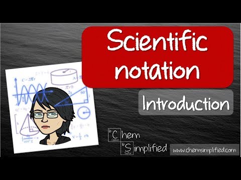 What is Scientific Notation in Chemistry? Math? - Dr K