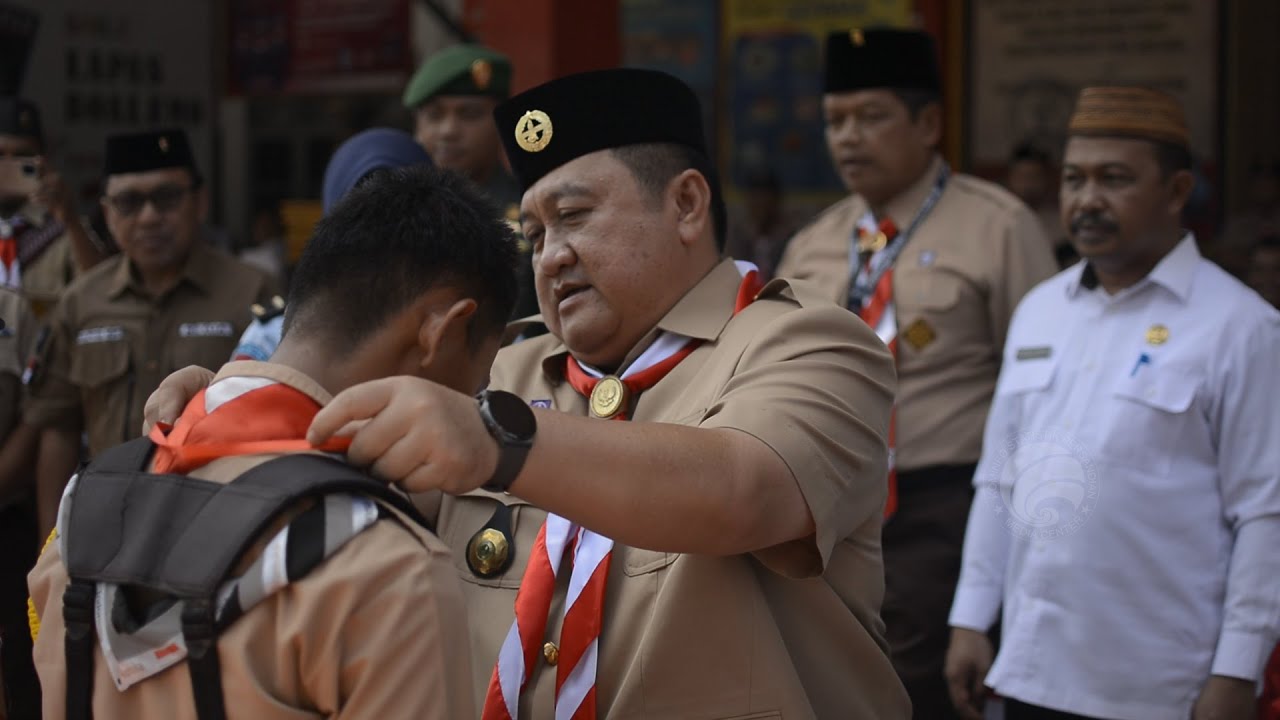 Pj. BUPATI BOALEMO HENDRIWAN BUKA LIGA TEKNIK PRAMUKA