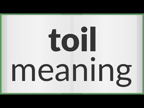 Toil | meaning of Toil