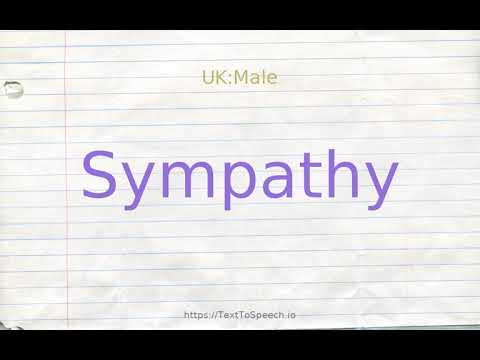 How to pronounce sympathy