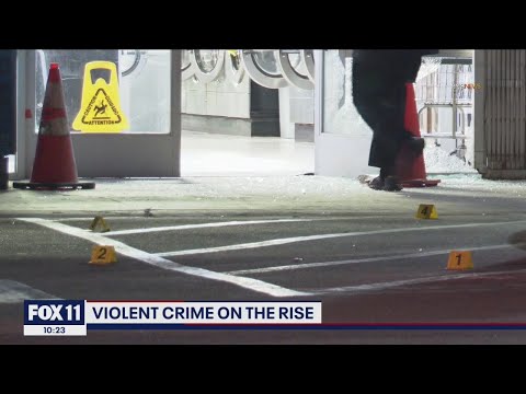 Violent crimes on the rise across Los Angeles