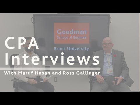 CPA Interview with Ross Gallinger