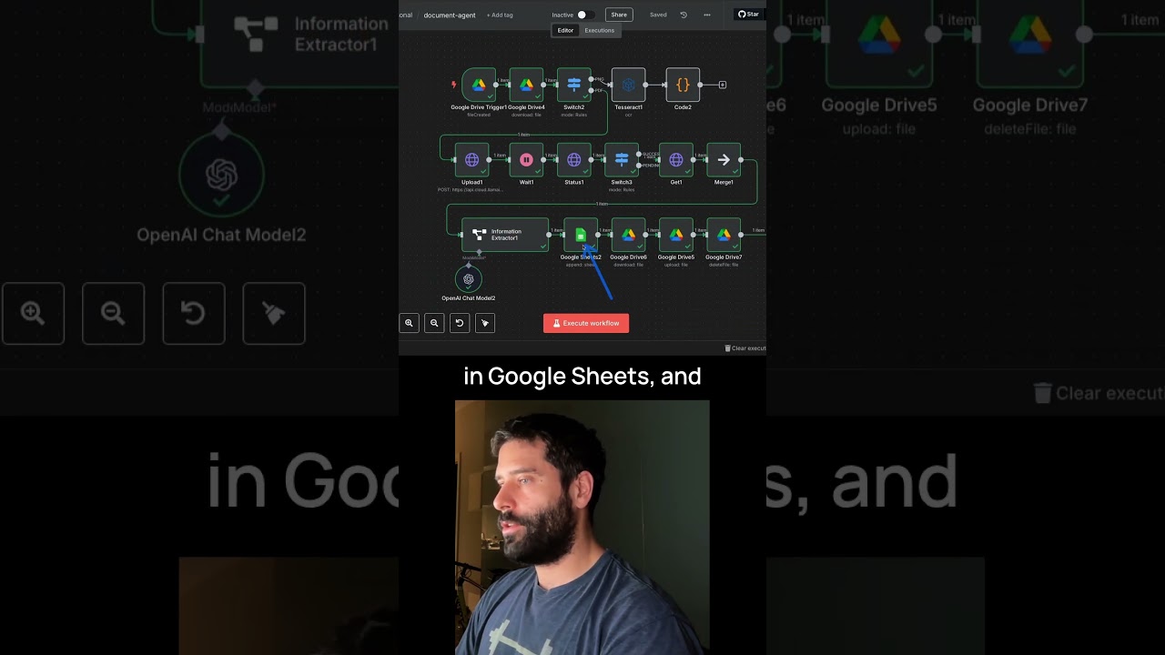 This Invoice Agent Analyzes Images & PDFs in n8n #techtok #agentgpt #artificialintelligence #n8n
