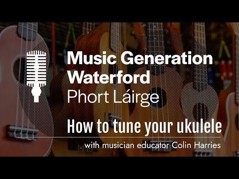 How to tune your Ukulele using GuitarTuna app with Colin