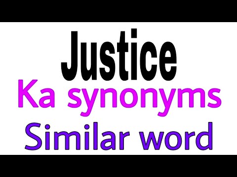 Synonyms of Justice | Justice ka synonyms | similar word of Justice | synonym of Justice