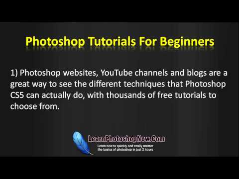 How To Photoshop CS5 Basics - Tips, Lessons And Video Tutorials