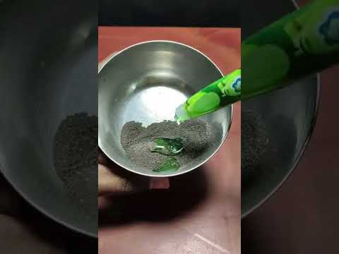 Magnetic Sand Slime Making l #shorts