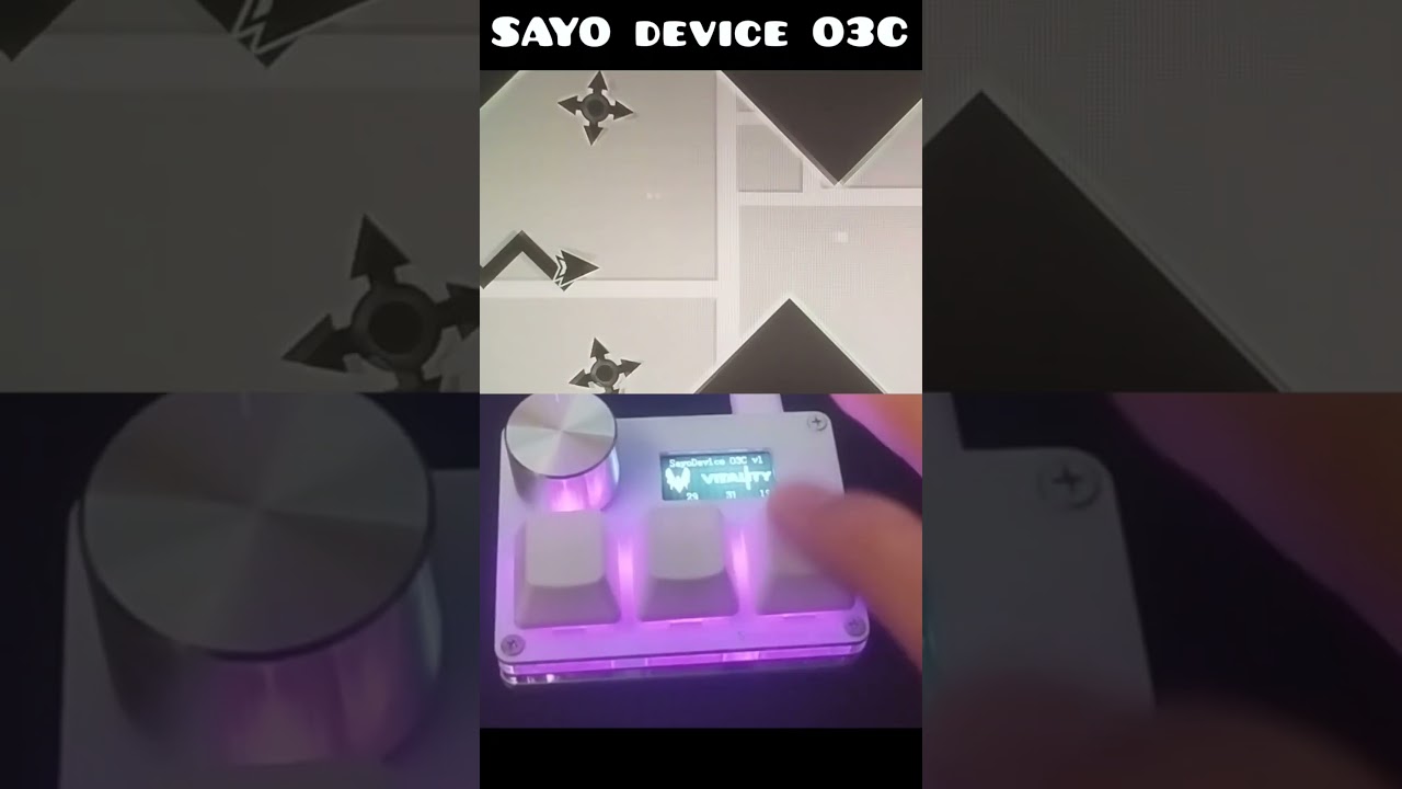 🤫UNBOXING SAYO device O3C ⌨️👌 #gdcommunity #unboxing #keyboard #gaming #cheat #bestkeyboard  #macro