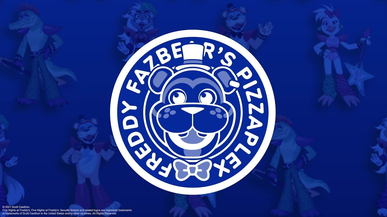 Pizzaplex Screensaver With Rockstar Row Music And Its An Hour And 49 Minutes