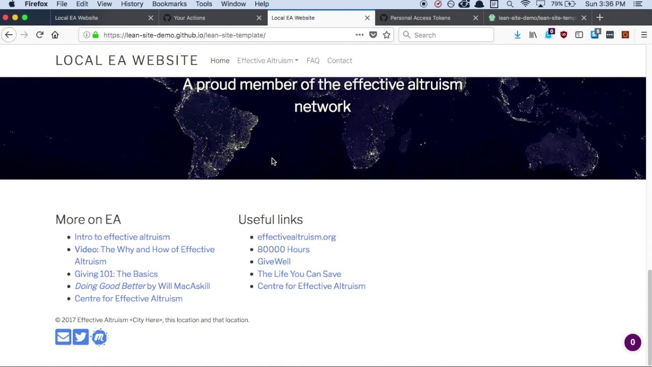 LEAN Site Tutorial 01 - Setting up GitHub & TravisCI