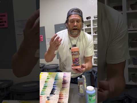 Using underglazes for a wide range of colors. #pottery #ceramic #mayco #speedball #duncan