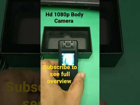 Mini Body Camera l 1.3-inch Display | 1080 FHD | 40M Image