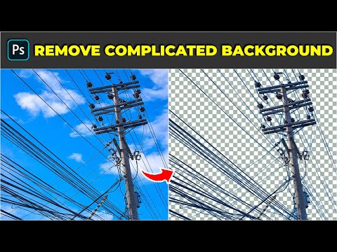 Photoshop Tutorial: How to Remove/Delete Complicated Background!