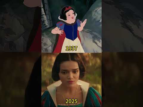 😱Snow White Live Action VS Animation Comparisons (2025 VS 1937)
