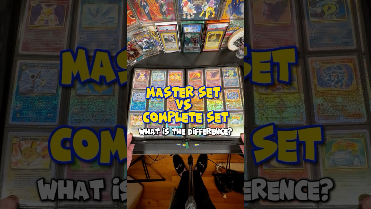 Pokemon cards - Master sets VS Complete set EXPLAINED!