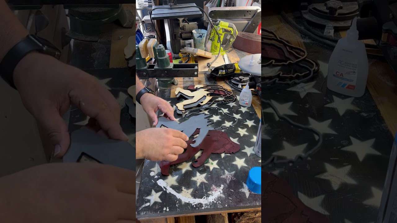 Scaling Down Bigfoot: Creating Intricate Art on a Tiny Canvas #shorts #short #dcwooddesigns
