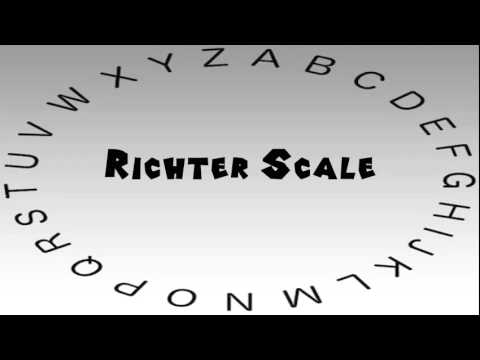 How to Say or Pronounce Richter Scale