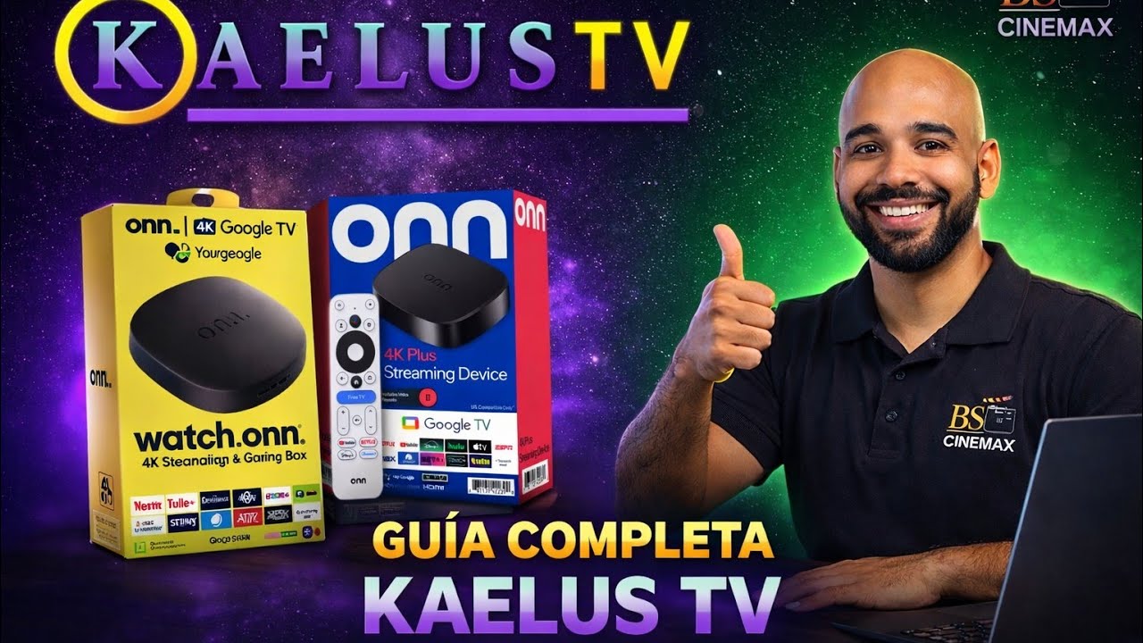 Cómo instalar Kaelus TV Plus paso a paso en TV Box ONN | Guía completa Downloader y configuración