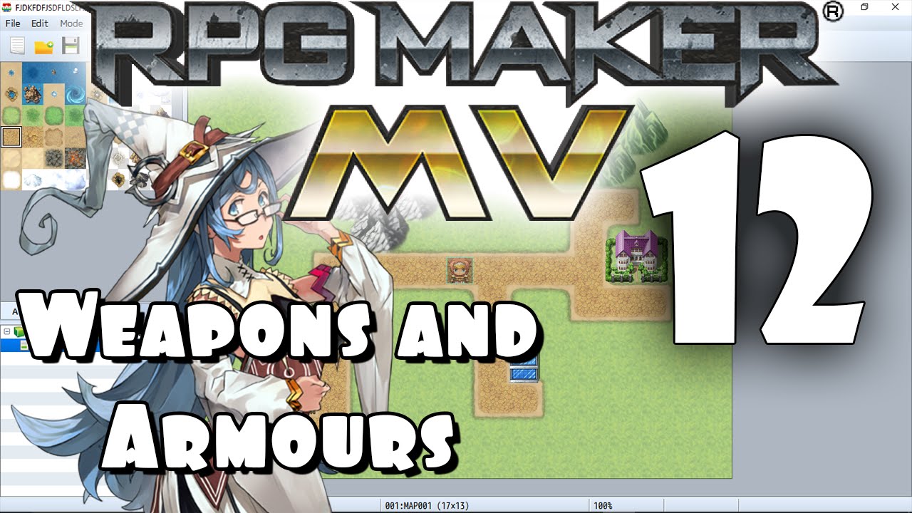 RPG Maker MV Tutorial #12 - Weapons and Armours!