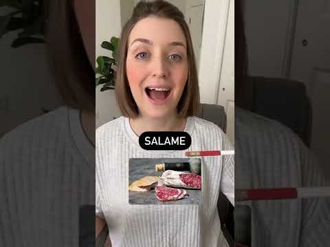How to say salame in Italian #shorts