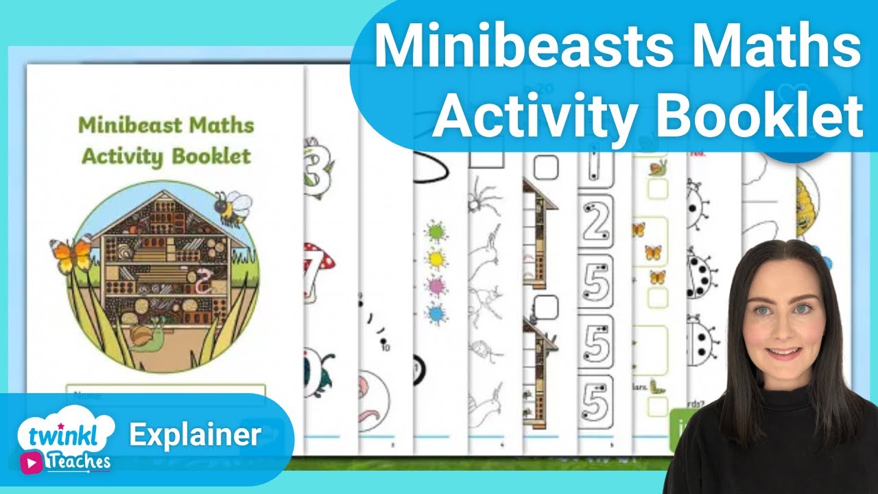 Minibeast-Themed Maths Activity Book