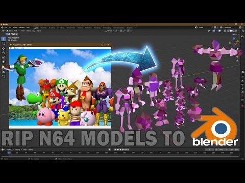 How to rip N64 models/environments into Blender
