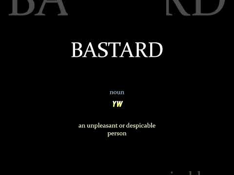 Bastard # How to pronounce and meaning of the word #learnenglish #vocab #vocabulary #english learn