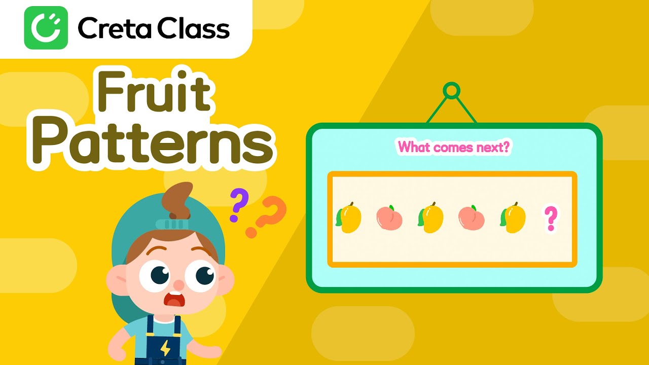 Fruit Patterns | Math for Kids | Math Lessons & Creta Class
