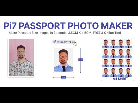 Make Passport Photo In Mobile, PC | Online Free Tool