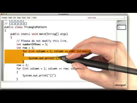 Learn Triangle Pattern Intro to Java Programming - Mind Luster