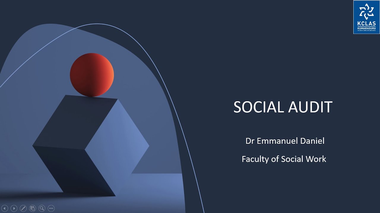 Social Audit | Dr Emmanuel Daniel