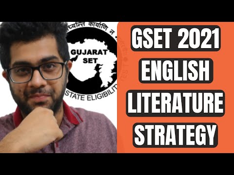 GSET 2021 (Gujarat SET) English Literature Preparation Strategy