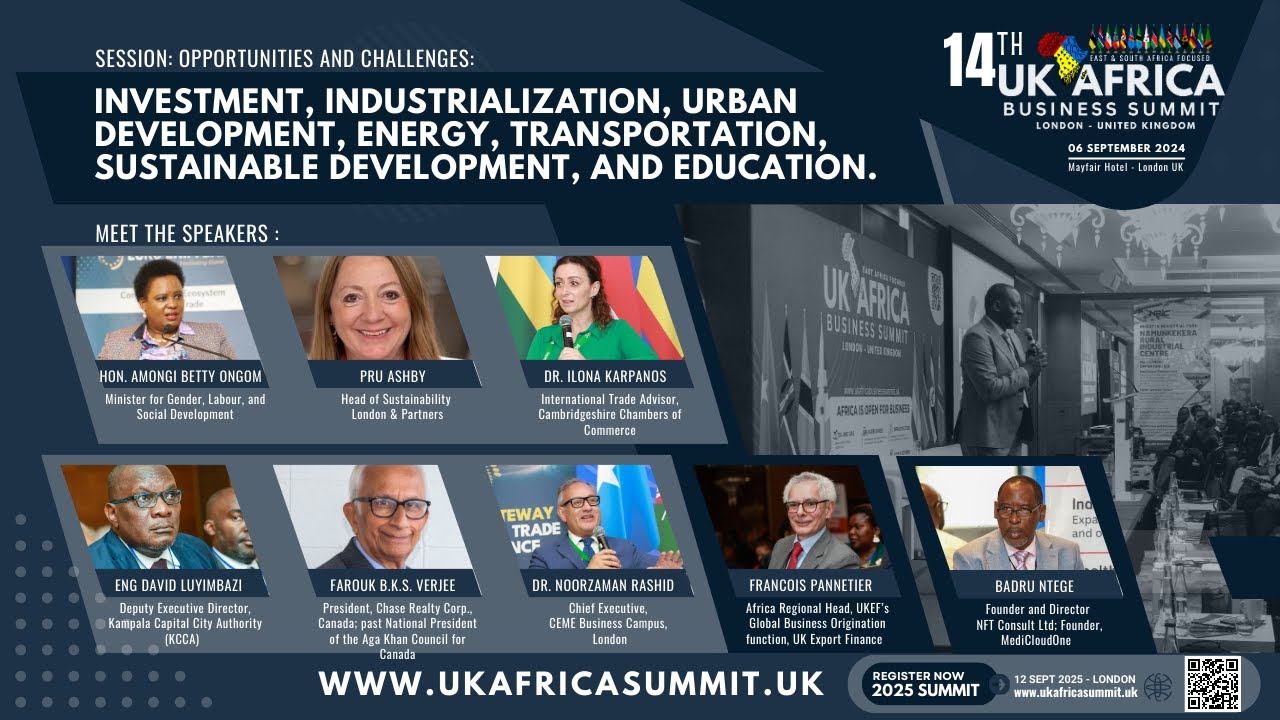 Francois Pannetier Highlights UK Export Finance’s Role in Uganda’s Infrastructure Projects at UK ...