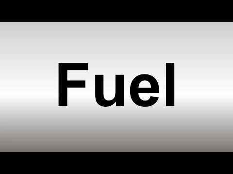 How to Pronounce Fuel
