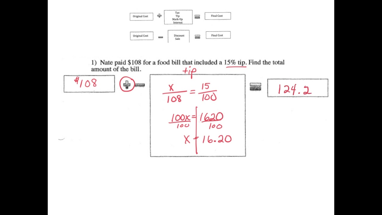 Multi-Step Percent Problems