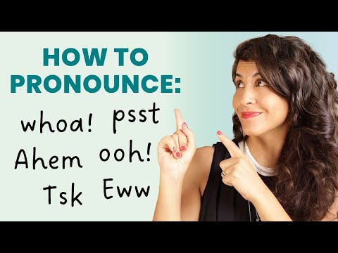 How to pronounce these words when you're reading | Interjections in English