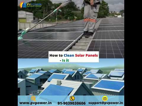 Solar Panel Cleaning Services, Solar Panel Cleaning in India