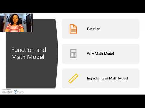 Math Model 1: Basic Definition of a function