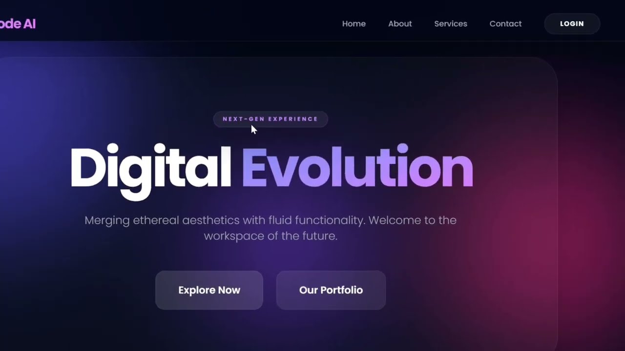 I Build a $5,000 Glassmorphism Website with AI (Source Code)🚀 
