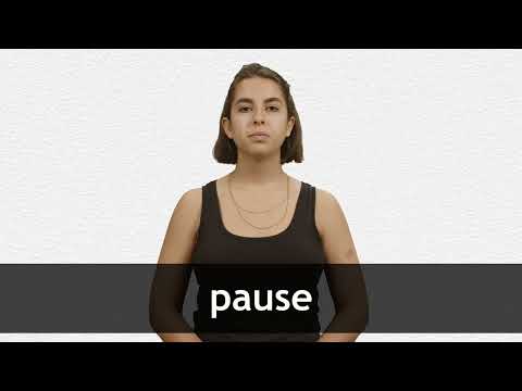 English Translation of “PAUSE” | Collins French-English Dictionary