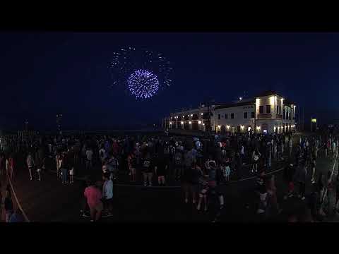 Time Lapse of Fireworks over the Music Pier (Ocean City, NJ) on 07/04/2021