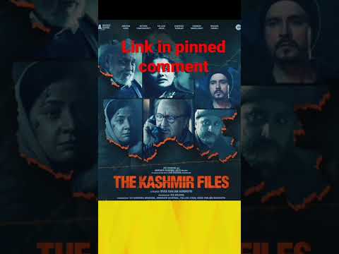 The kashmir files full movie download in HD #kashmir #kashmirfiles