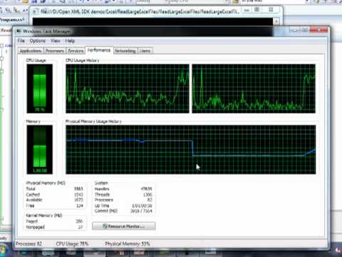 Reading Large Excel Files using the Open XML SDK
