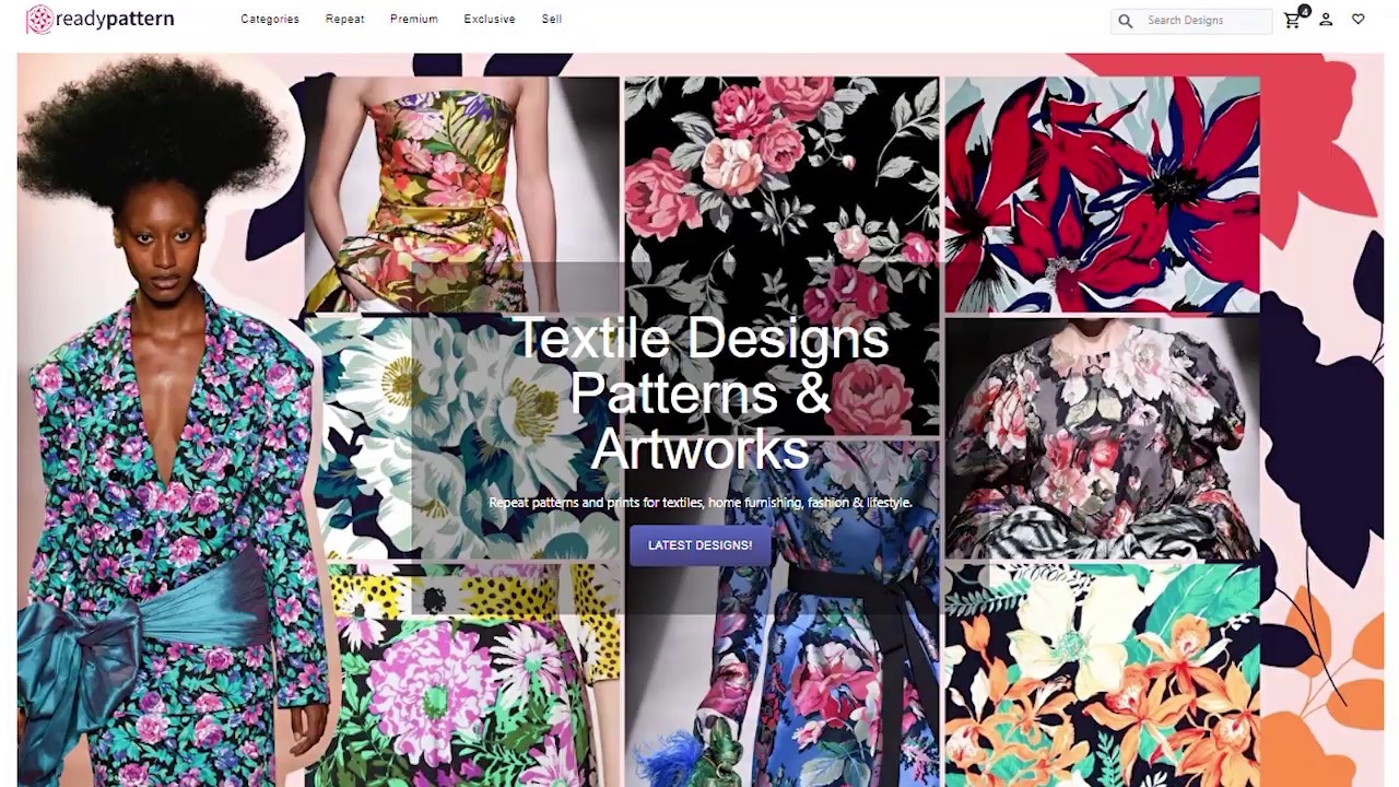 Buy Textile Designs Online | Repeat Patterns, PSD & AI, Layered & Editable