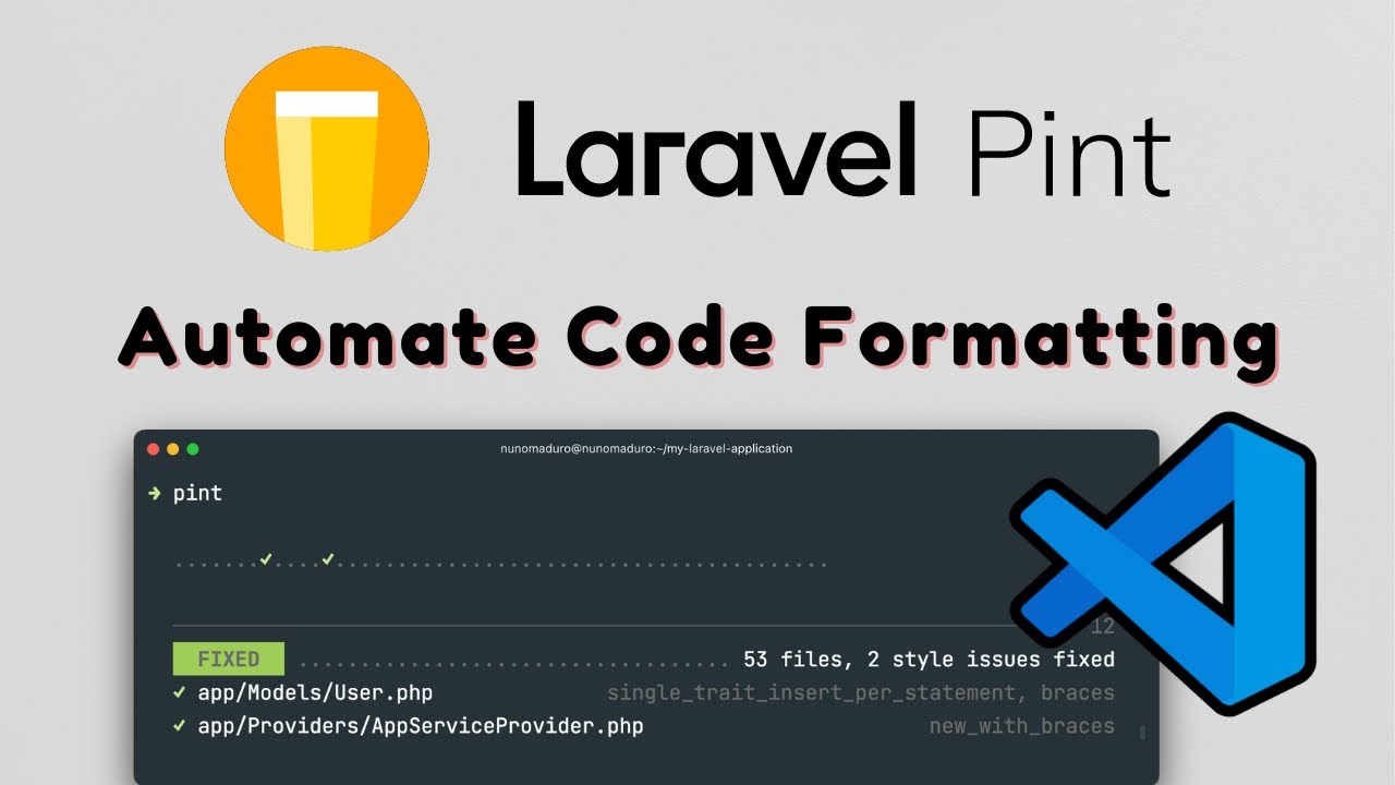 Laravel Pint & VS Code: Automate Your Code Formatting | Qirolab Laravel Pint & VS Code: Automate Your Code Formatting | Qirolab